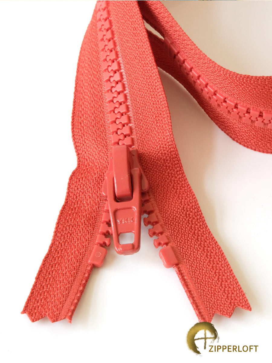 YKK #5 Vislon with TAZU Slider (14.5" / 36.8cm) - 199 Bright Clay – zipperloft