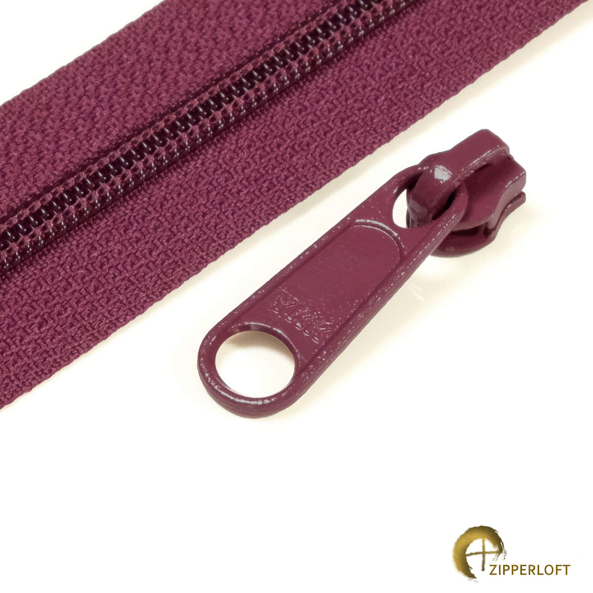 YKK #4.5 Heavy Duty Nylon Coil Purse Zipper (25") - 021 Wine – zipperloft